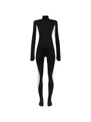 Dsquared2 Skiers Jersey Panelled High-neck Jumpsuit - Black