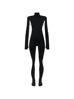 Dsquared2 Skiers Jersey Panelled High-neck Jumpsuit - Black