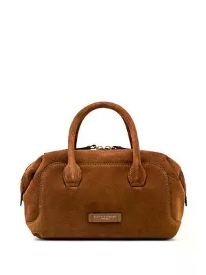 GIANNI CHIARINI Gianni Chiarini Gemma Suede Leather Tote Bag Brown