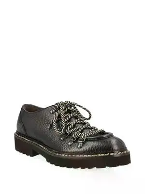 DOUCAL'S Grain-leather Lace-up Shoes