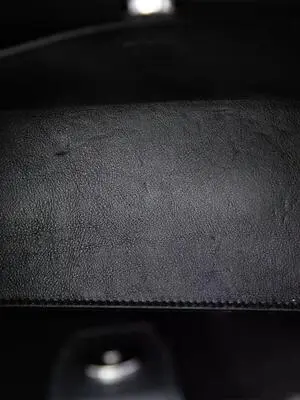 Dior Small Logo Appliqué Tote Satchel - Black