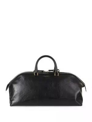 Alberta Ferretti Logo-print Leather Tote Bag - Black