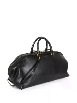 Alberta Ferretti Leather Tote Bag With Logo Print