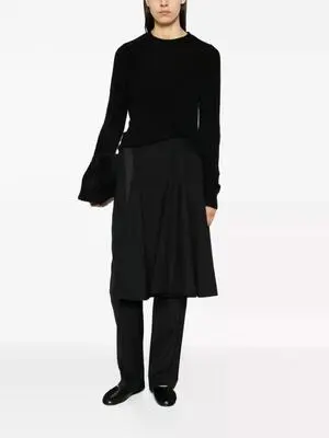LISA YANG Solene Crew-neck Long-sleeve Sweater