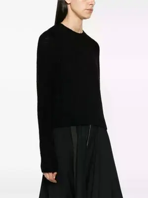 LISA YANG Solene Crew-neck Long-sleeve Sweater