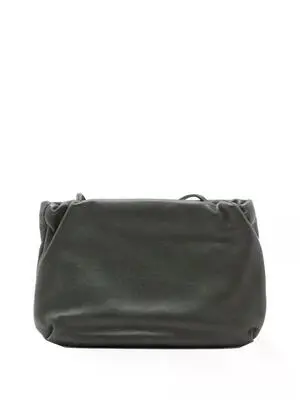THE ROW 2010-2026 Grained Leather Bourse Crossbody Bag - Green