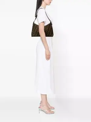 Fendi 20th Century Zucca Canvas Shoulder Bag