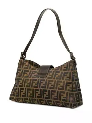 Fendi 20th Century Zucca Canvas Shoulder Bag