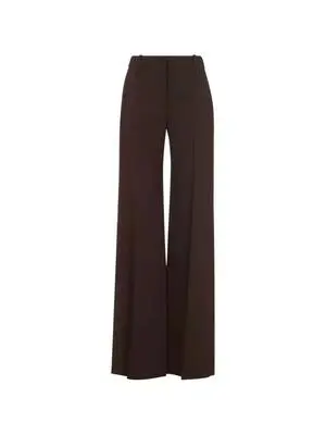 Ermanno Scervino Pressed-crease Palazzo Pants - Brown