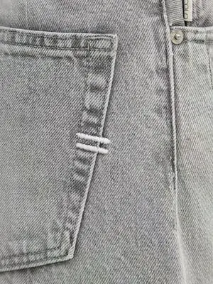 VICOLO High-waisted Barrel-leg Jeans - Grey