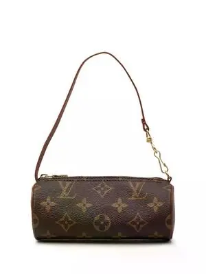 LOUIS VUITTON 1990-2010 Monogram Papillon Pochette Handbag - Brown