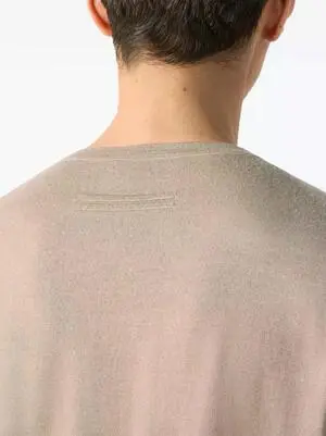 Zegna Cashseta Mélange Crew-neck Sweater
