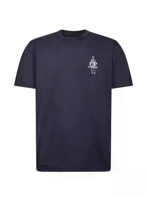 C.P. COMPANY Logo-print T-shirt - Blue