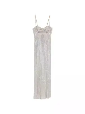 Giuseppe Di Morabito Ruched Maxi Slip Dress