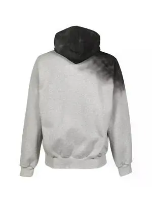 DOUBLET Exhaust Stained Drawstring Cotton Hoodie