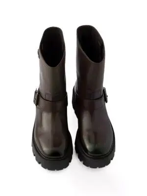 Prada Leather Booties