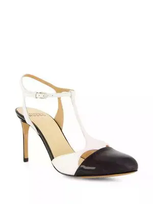 FRANCESCO RUSSO T-bar Patent-finish Pumps