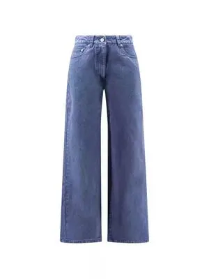 TONYWACK Washed-effect Five-pocket Jeans