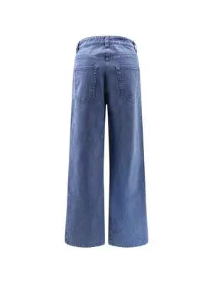 TONYWACK Washed-effect Five-pocket Jeans