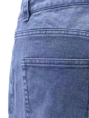 TONYWACK Washed-effect Five-pocket Jeans