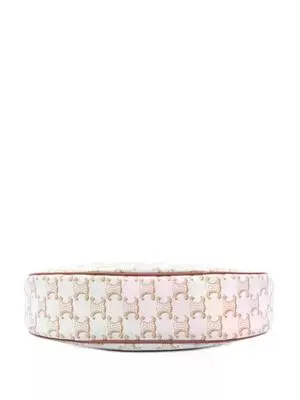 Celine 2021 Triomphe Coated Canvas Ava Shoulder Bag