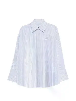 Giuseppe Di Morabito Striped Logo-detail Shirt - White