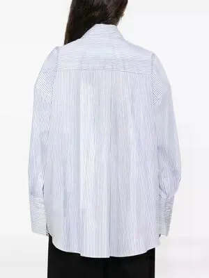 Giuseppe Di Morabito Striped Logo Detail Shirt