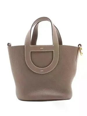 Hermès 2023 Clemence And Swift In The Loop 18 Handbag - Brown