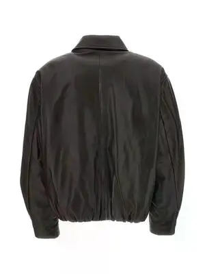 ARMA Boxy Leather Jacket - Brown
