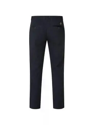 Jacob Cohen Logo-embroidered Slim-fit Trousers - Blue