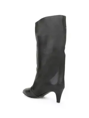 LINDA BAUMANN Pointed-toe Slouchy Boots