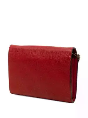 Gucci Gg Marmont Wallet On Chain Crossbody Bag - Red
