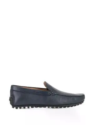 TOD'S Pebble-sole Loafers - Blue