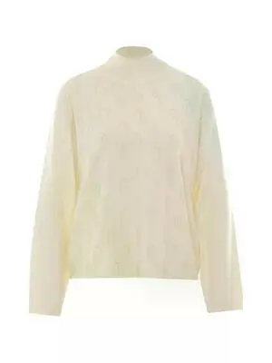 Fabiana Filippi Embellished High-neck Sweater - Neutrals