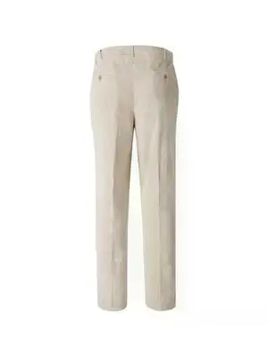 Marco Pescarolo Corduroy Regular-fit Tailored Trousers - Neutrals