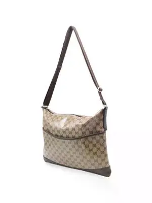 Gucci Crystal Messenger Canvas Bag