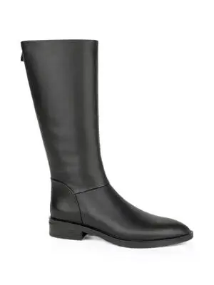 LINDA BAUMANN Pointed-toe Zip-fastening Boots - Black