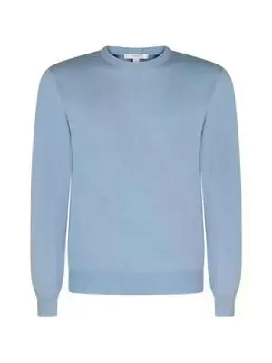 Malo Crew-neck Cashmere Sweater - Blue