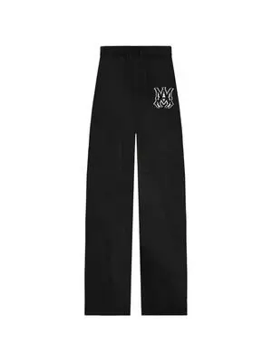 Amiri Logo Embroidered Drawstring Trousers - Black