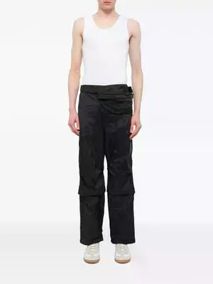 JUUN.J Belt-bag Detailed Panelled Trousers