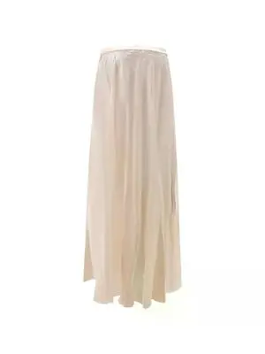 MES DEMOISELLES Calista Satin-effect Maxi Skirt - Neutrals
