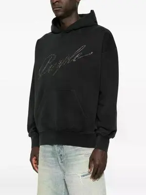 PURPLE BRAND Crystal Logo Hoodie