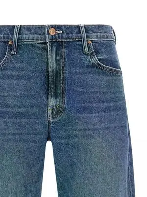 MOTHER Mid Rise Maven Flood Wide-leg Jeans - Blue