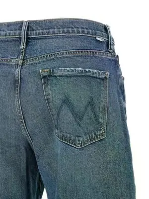 MOTHER Mid Rise Maven Flood Wide-leg Jeans - Blue