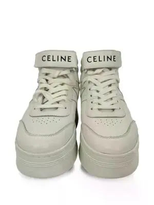 Celine Touch-strap Lace-up Sneakers - Neutrals