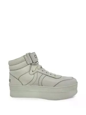 Celine Touch-strap Lace-up Platform Sneakers