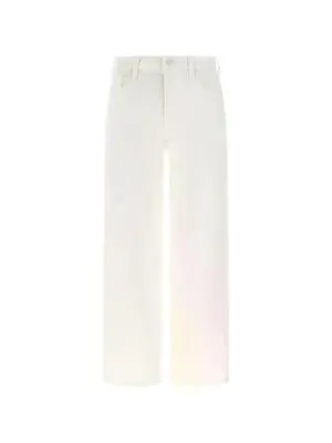 MOTHER Rambler Straight-leg Jeans - White
