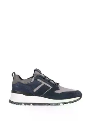 TOD'S Suede Panelled Sneakers - Blue