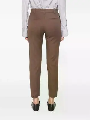 Brunello Cucinelli Belt-loops Cropped Trousers