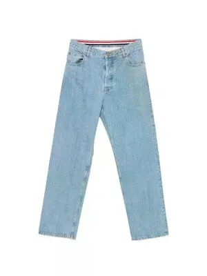 Thom Browne Five-pocket Jeans With Buckle Strap Detail